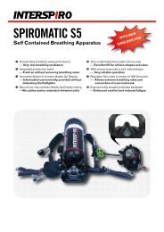SPIROMATIC S4 Self Contained Breathing Apparatus - Interspiro