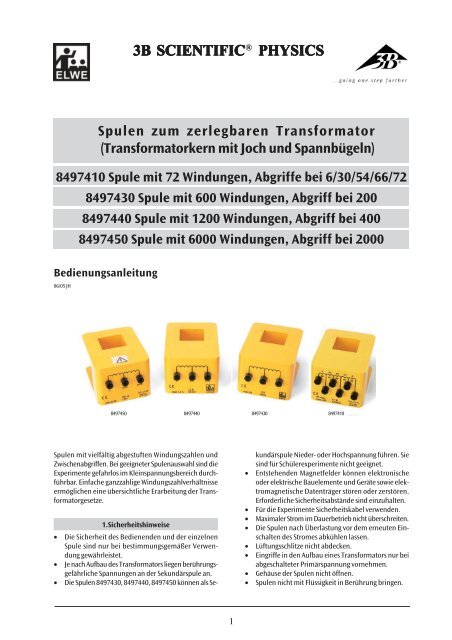 3B SCIENTIFIC 3B SCIENTIFIC® PHYSICS