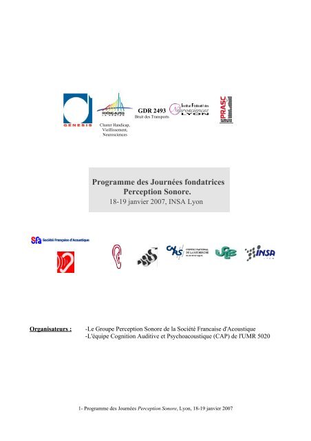 Programme et inscriptions