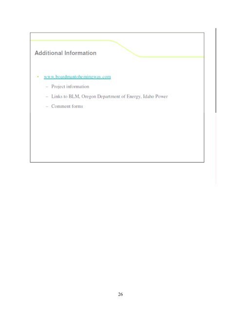 Appendix 1 - Boardman to Hemingway Transmission Line Project