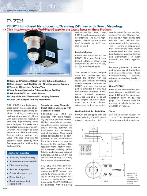 P-721 Datasheet (PDF) - PI