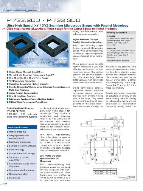 P-733.2DD Datasheet (PDF) - PI