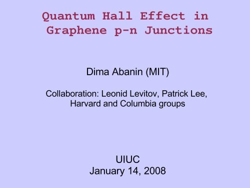 Quantum Hall Effect in Graphene p-n Junctions