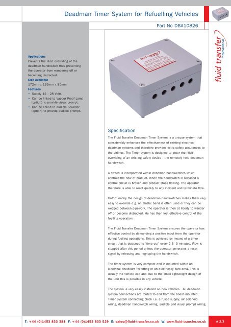 deadman text2PAGE (Page 2) - Fluid Transfer International