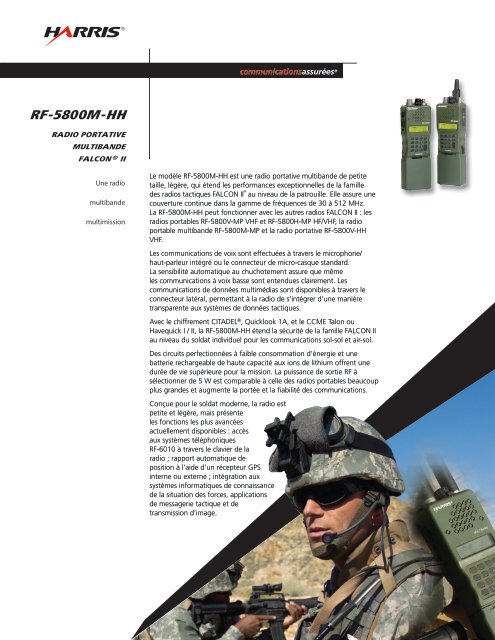 RF-5800M-HH Falcon II Multiband Handheld Radio