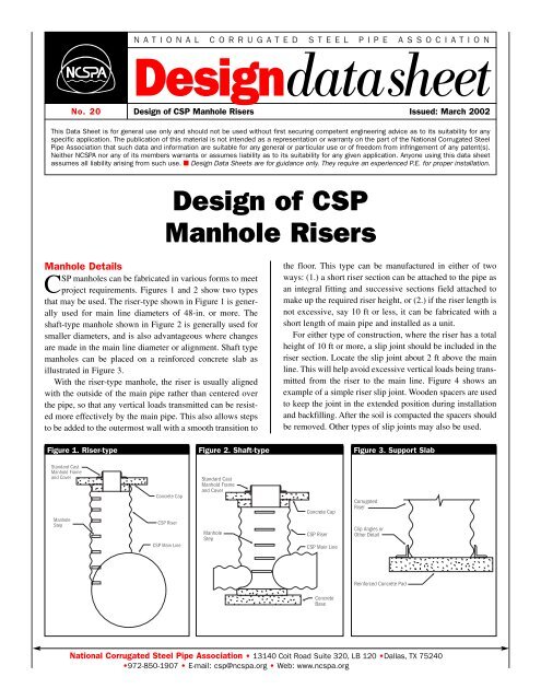 CSP Manhole Risers - Jensen Bridge & Supply