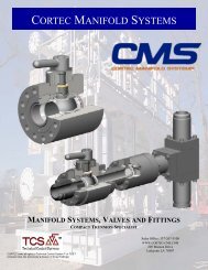 Flow Control Equipment - Cortec