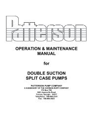 Suction Diffusers - Patterson Pump Company
