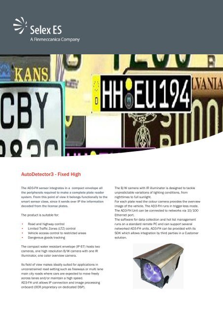 AutoDetector3 - Fixed High - Selex ES