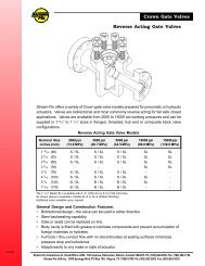 Crown Gate Valves Crown Model A Gate Valve - Stream Flo