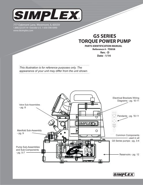 g5 series torque power pump - Simplex