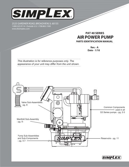 pat 40 series parts - Simplex