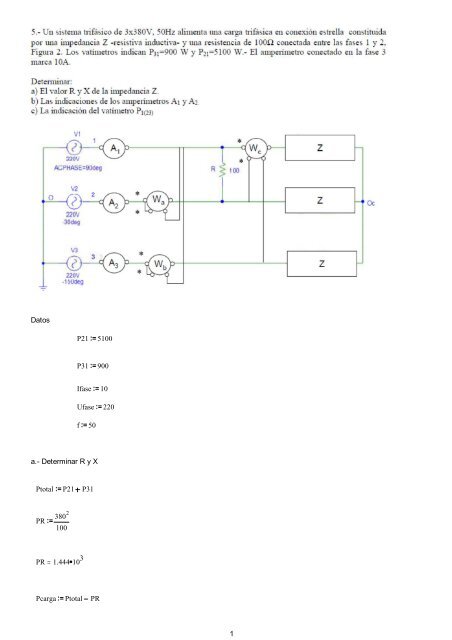 Ejercicio 5 (Guía) resuelto en MathCad