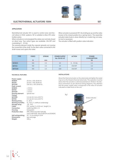 electrothermal actuators 100n se1