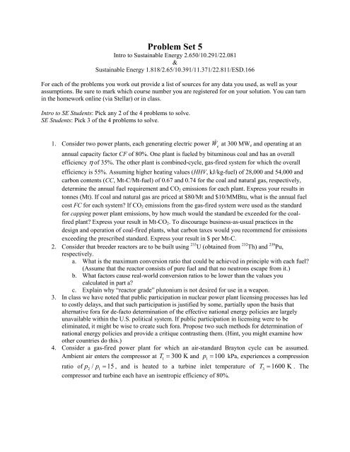 Problem Set 5 Mit Opencourseware