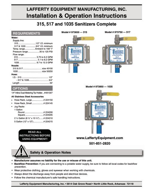 Manual - Zep Equipment