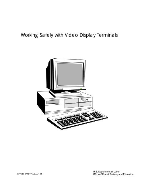 Working Safely with Video Display Terminals