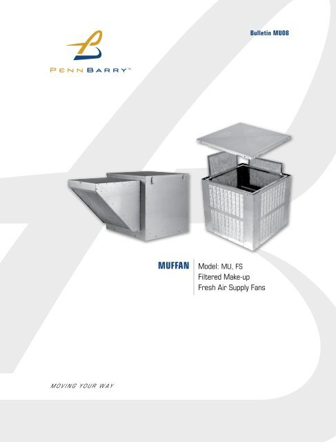 MUFFAN Model: MU, FS - Commercial Exhaust Fans