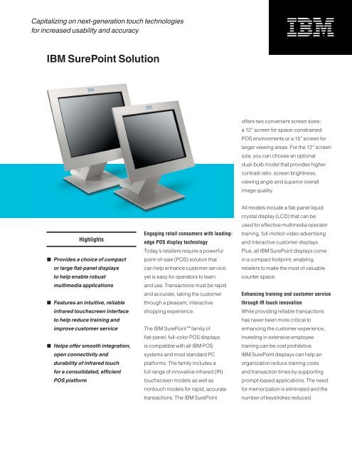 IBM SurePoint Solution - Codeo