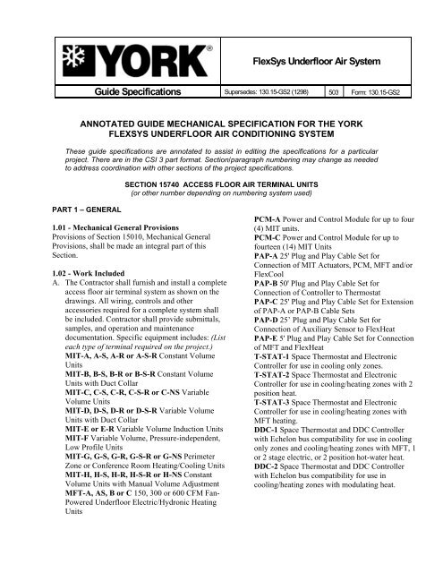 FlexSys Underfloor Air System - Tate Access Floors