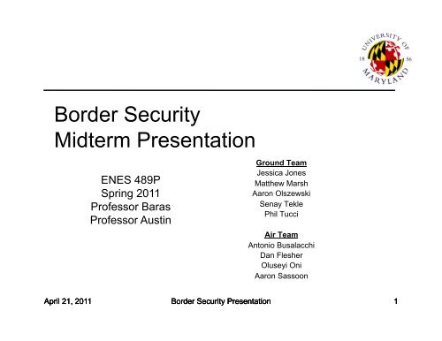 Border Security Midterm Presentation