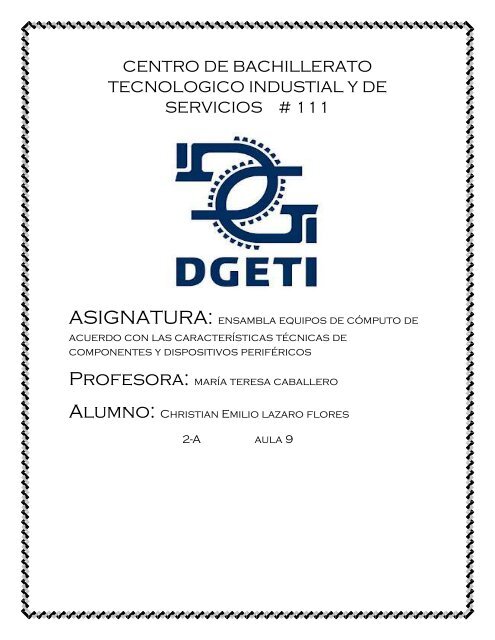 christian emilio lazaro flores cemestre 2