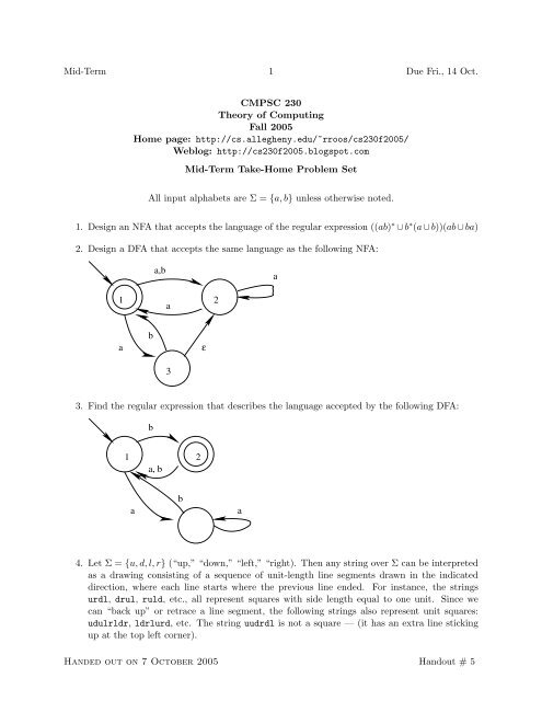 Midterm problem set (PDF)