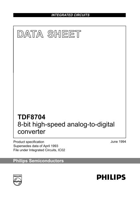 8-bit high-speed analog-to-digital converter - Datasheetz