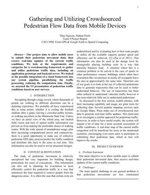 Project Report - Spatial Database Group