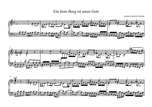 Ein feste Burg ist unser Gott