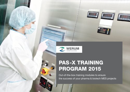 PAS-X TRAINING PROGRAM 2015