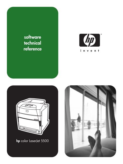 HP Color Laserjet 5500 Software Technical Reference