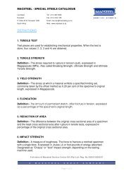 Hardness Conversion Chart - Macsteel