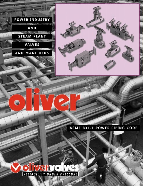 oliver valves power industry