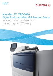 ApeosPort-IV C5575 / C4475 / C3375 / C3373 / C2275 - Fuji Xerox ...
