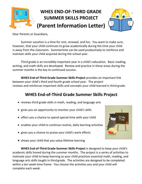 Parent Information Letter
