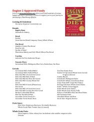 28 DAY TOOLBOX: Engine 2 Diet Approved Foods - The Engine 2 Diet
