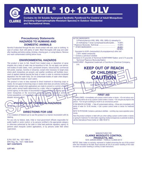 Anvil 10+10 ULV - Maryland Department of Agriculture