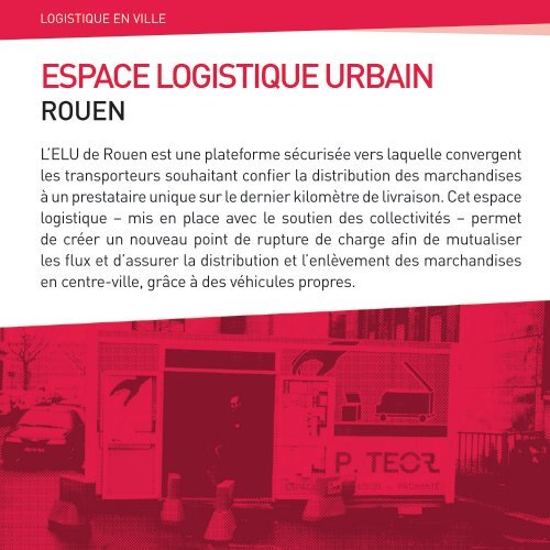ESPACE LOGISTIQUE URBAIN - Centre-Ville en Mouvement