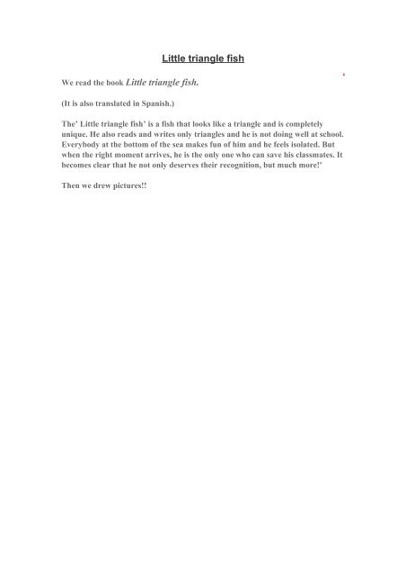 Little triangle fish