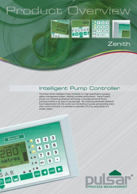 Zenith Intelligent Pump Controller - Aquasense