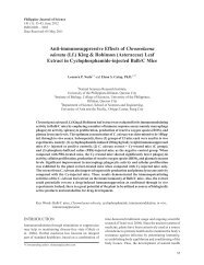 Guide to Authors (pdf format) - Philippine Journal of Science