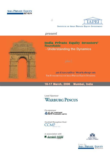 India Conference brochure (A4 folded)-Invited.pmd - Centre for Asia ...