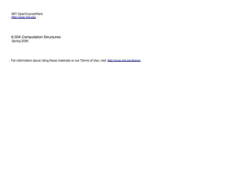 Data Structures - MIT OpenCourseWare