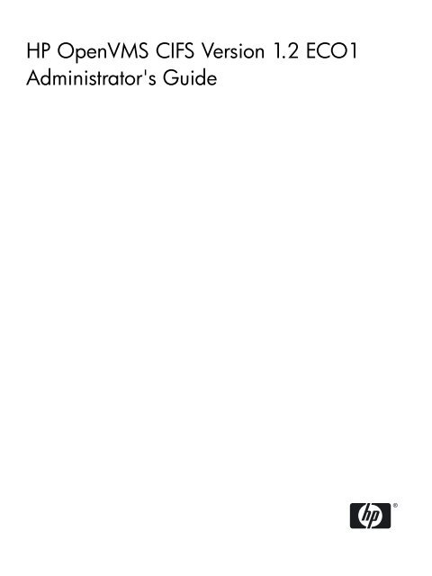 Hp Openvms Cifs Administrators Guide Openvms Systems