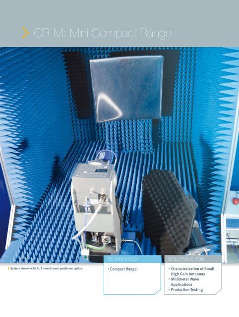 CR-M: Mini Compact Range - The Microwave Vision Group