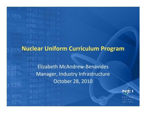 Nuclear Uniform Curriculum Program