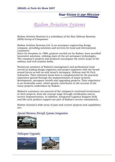 Radom Aviation Systems - Sibat