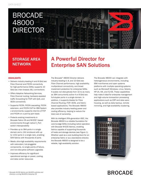 Brocade 48000 Director