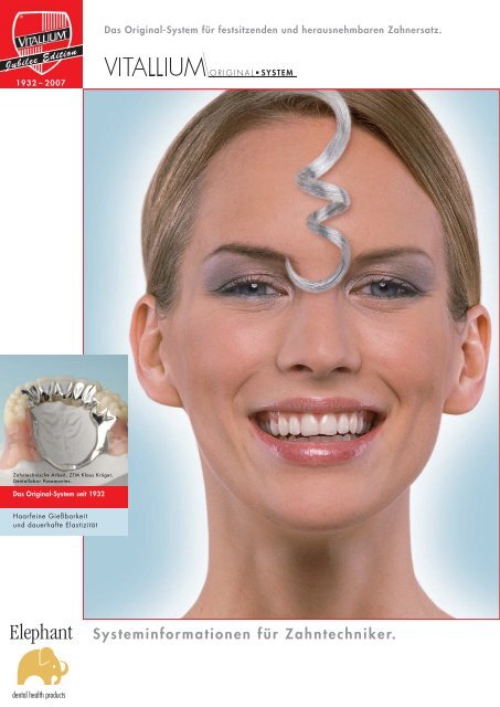 Vitallium Original System Jubilee Edition - Elephant Dental
